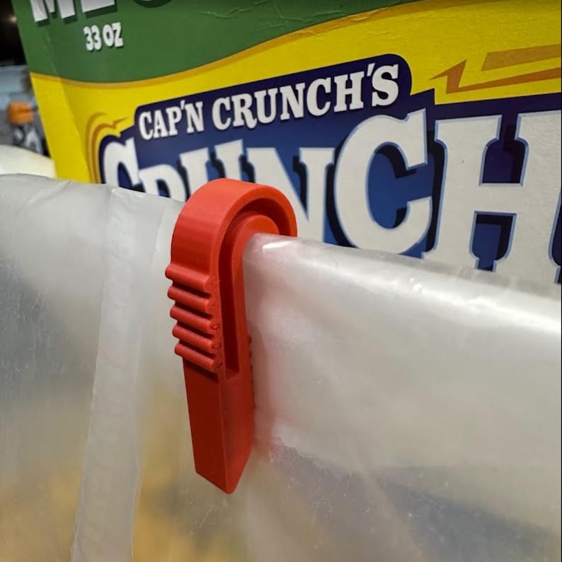 Bag Clips, 3D Printed - Chip Bags, Cereal Packaging - Etsy