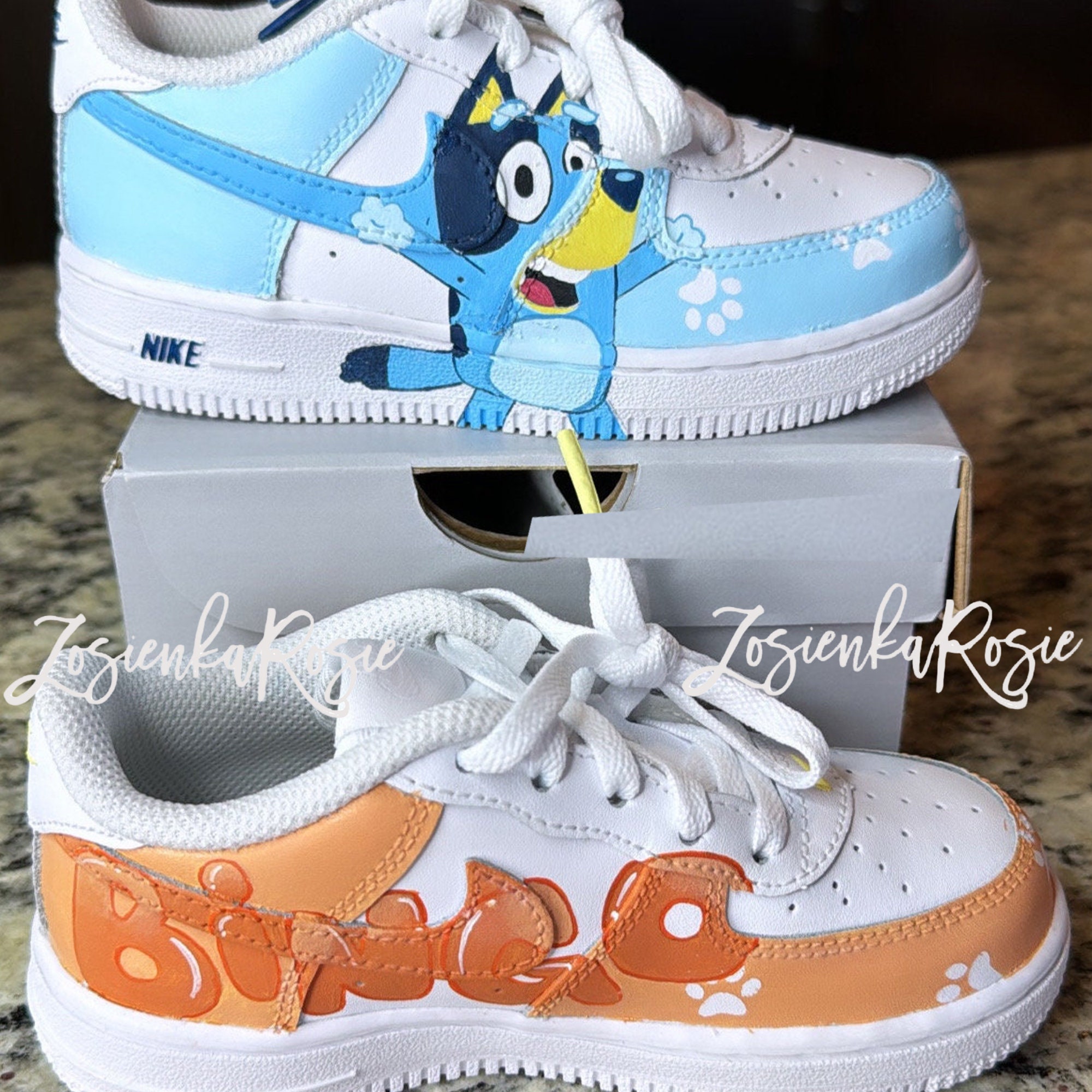 Bluey Custom Air Force 1 - Etsy