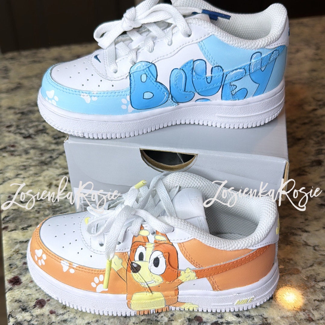 Bluey Custom Air Force 1 - Etsy