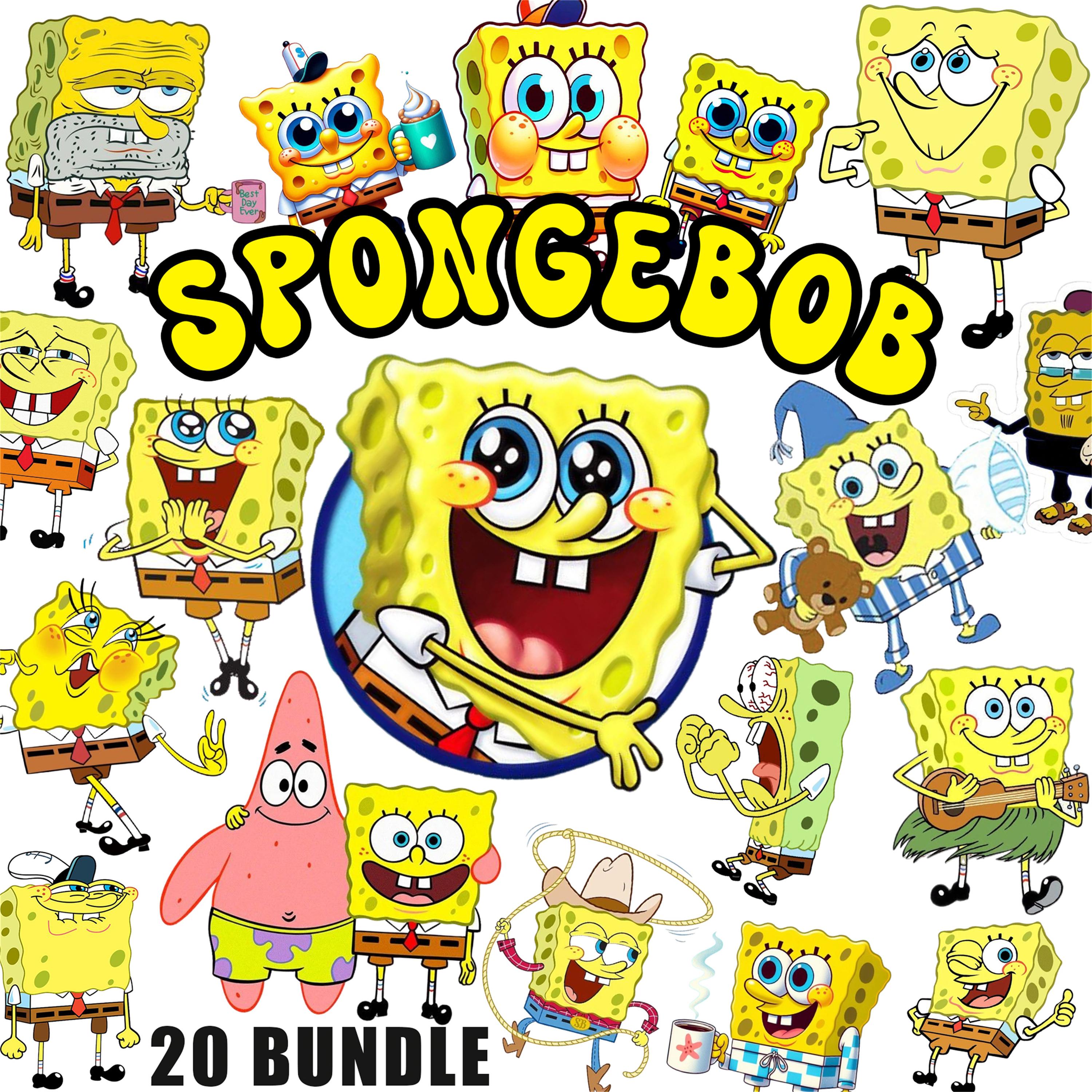 Paquete SVG de Bob Esponja / Dibujos animados divertidos SVG ...