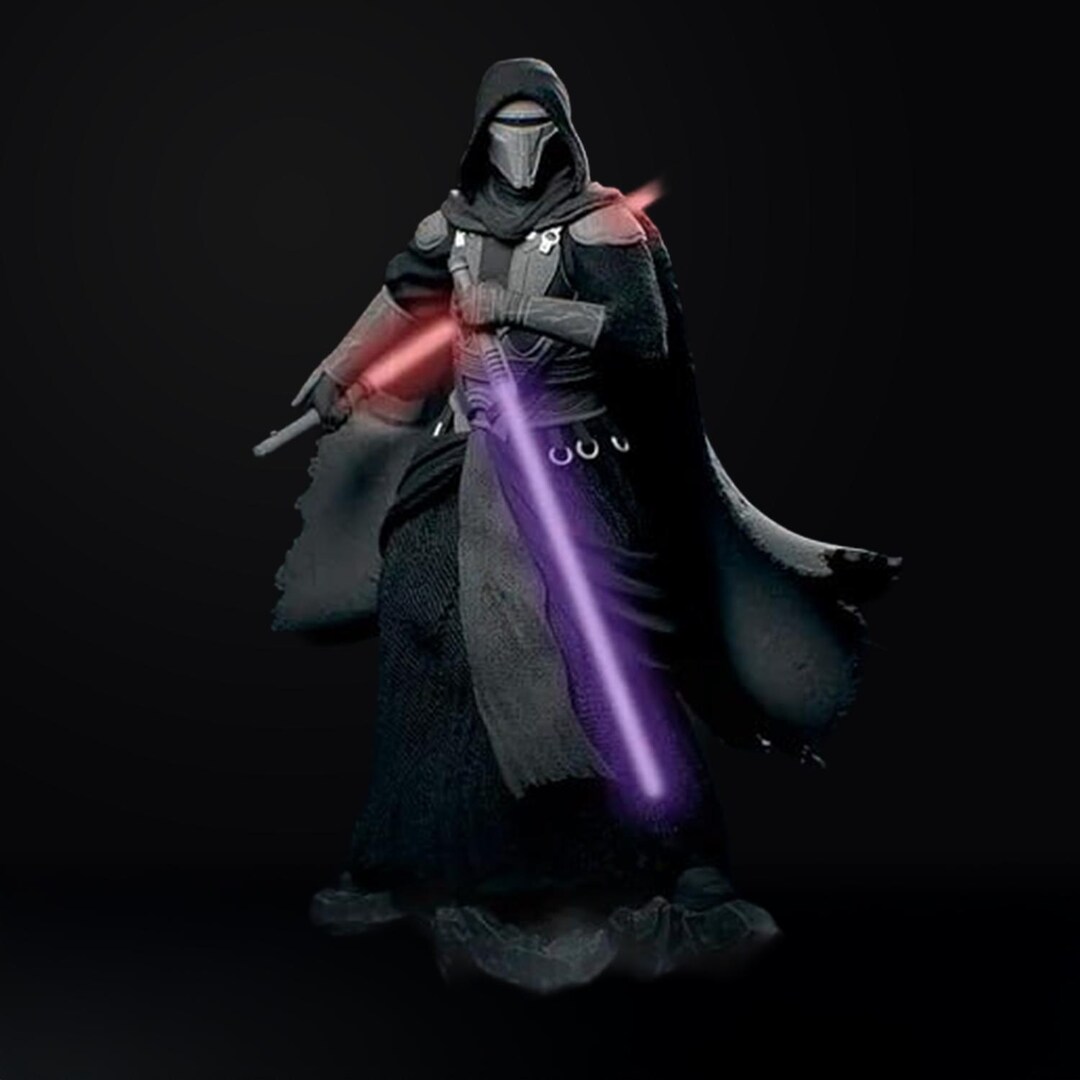 Darth Revan Fanart STL Statue | 1/6 Scale | 3D STL Print File Model ...