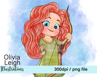 Disney Merida 2d Design