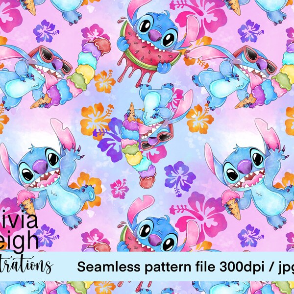 Stitch Wallpaper - Etsy