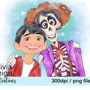 Coco Cute Clipart Set PNG Files DIGITAL DOWNLOAD Printable - Etsy