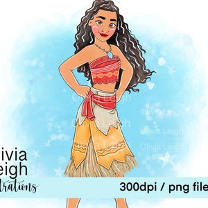 Set of Princess Belle, Cinderella, Snow White, Rapunzel, Jasmine and ...