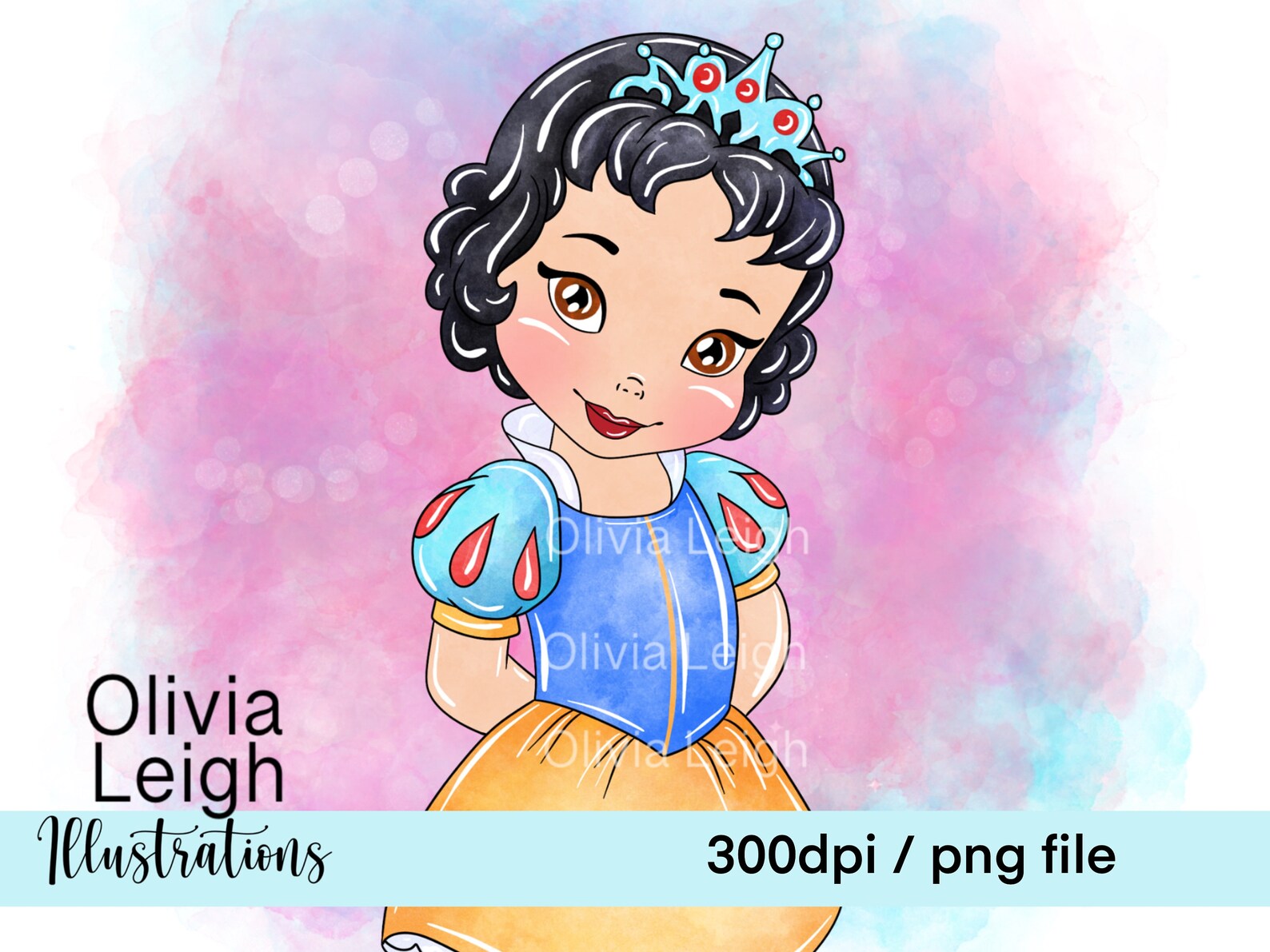 Set of Baby Toddler Princesses Cinderella, Ariel, Tiana, Jasmine, Brave ...