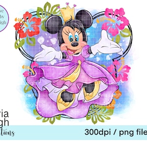 Mickey, Minnie, the Three Musketeers, Princess Floral Cute Clipart ...
