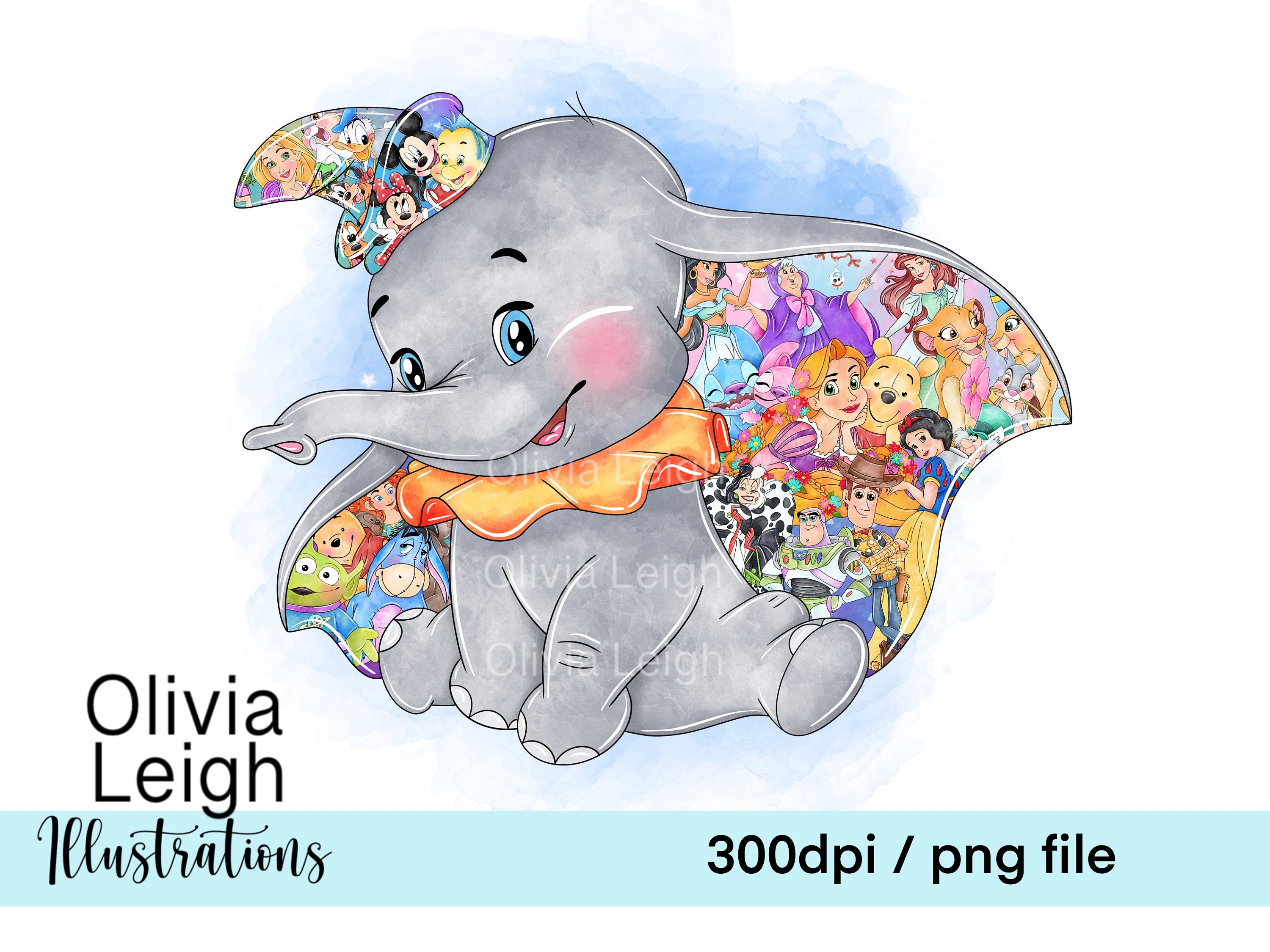 Cute Dumbo Drawing
