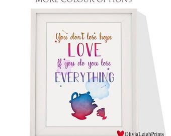 Mrs potts quote | Etsy