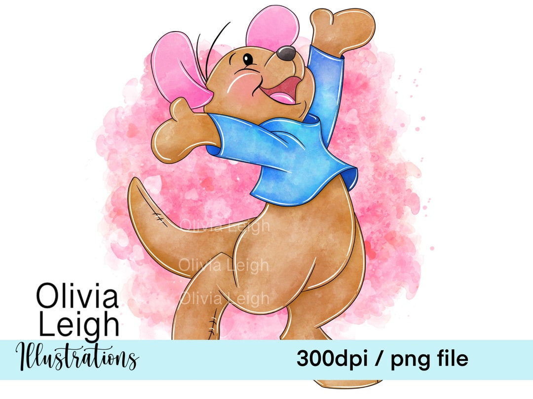 Winnie the Pooh Roo Cute Clipart PNG Files DIGITAL DOWNLOAD Sublimation ...