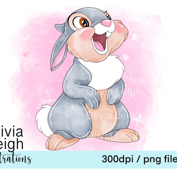 Thumper Rabbit Svg - Etsy