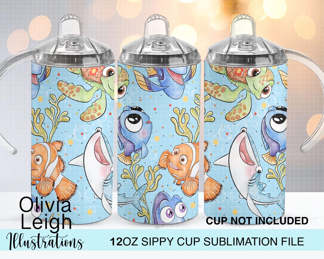 Finding Nemo, Dory, Sublimation Design, Cup Wrap DIGITAL DOWNLOAD 12oz ...