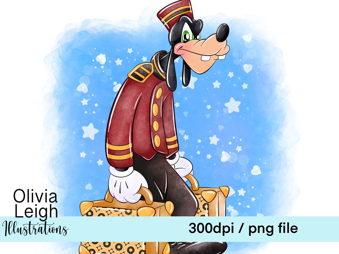 Cute Mickey and Goofy Haunted Mansion Clipart PNG File Hand Drawn ...