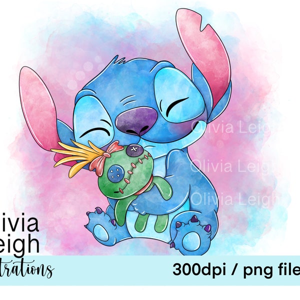 Cute Baby Stitch Png - Etsy
