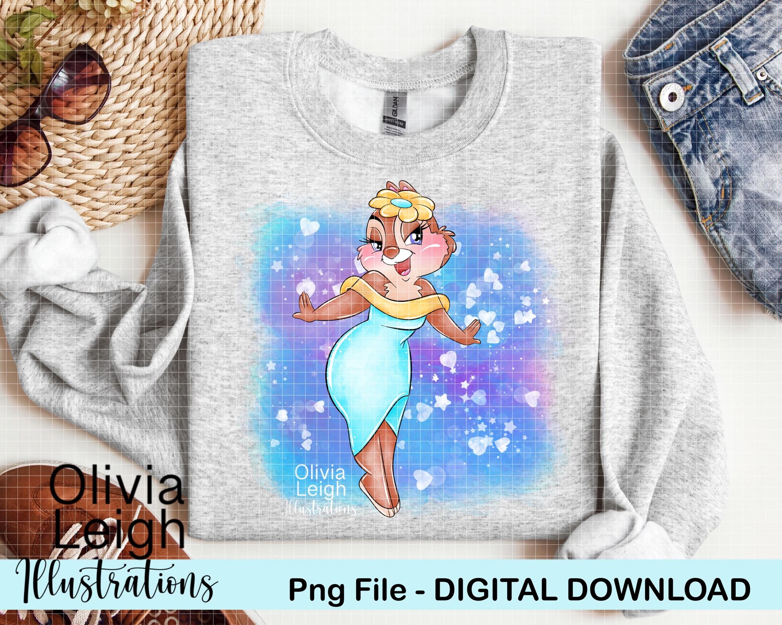 Cute Clarice Clipart Sublimation PNG Files DIGITAL DOWNLOAD Printable ...