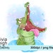 Set of Peter Pan Cute Watercolour Nursery Children's Clipart PNG Files ...