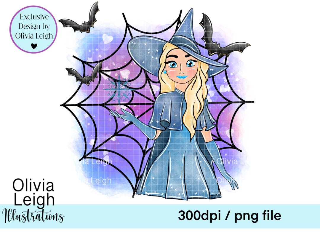 Cute Princess Halloween Castle Frozen Elsa, Clipart Sublimation PNG ...
