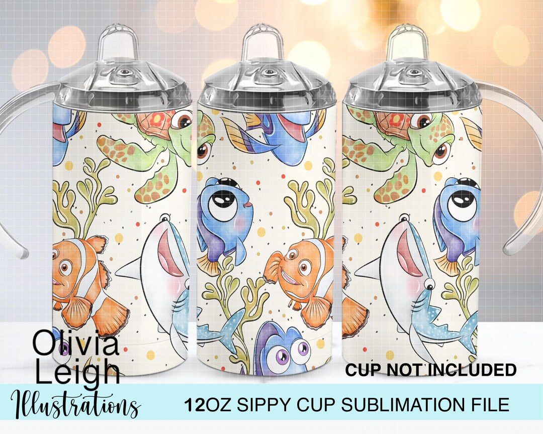 Finding Nemo, Dory, Sublimation Design, Cup Wrap DIGITAL DOWNLOAD 12oz ...