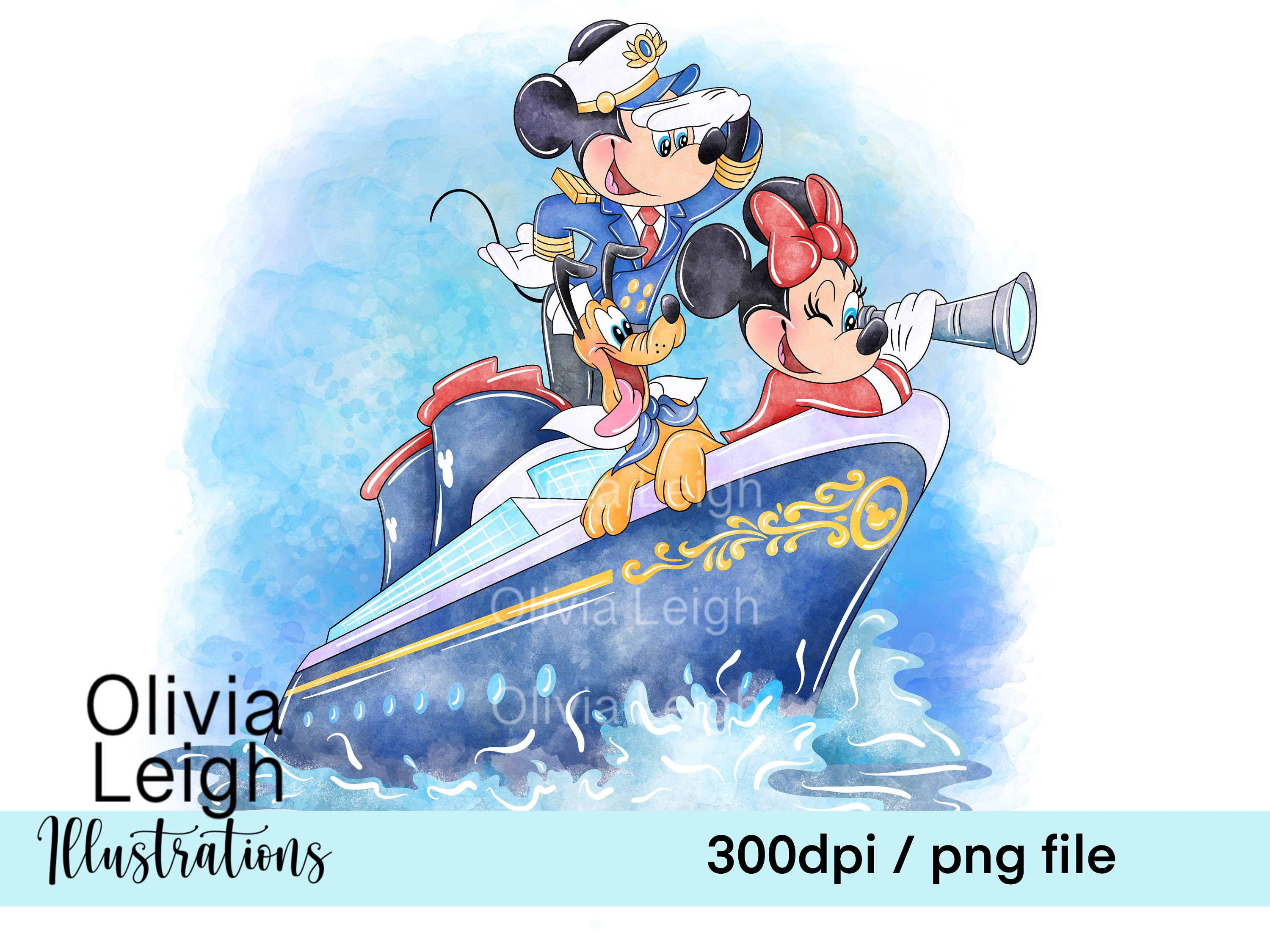 Mickey Mouse Cruise Boat PNG Sublimation Quote Clipart Files - Etsy UK