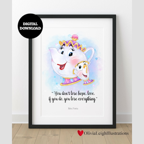 Mrs Potts - Etsy