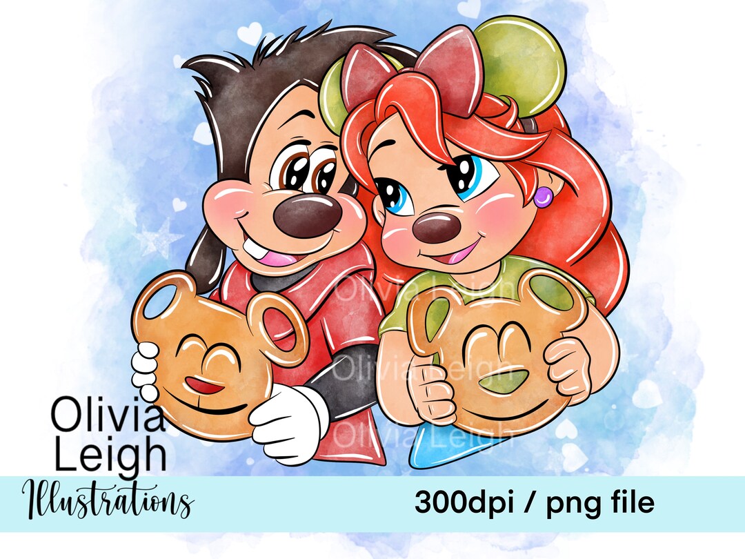 Max and Roxanne Cute Clipart PNG Files DIGITAL DOWNLOAD Printable - Etsy