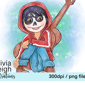 Coco Cute Clipart Set PNG Files DIGITAL DOWNLOAD Printable - Etsy