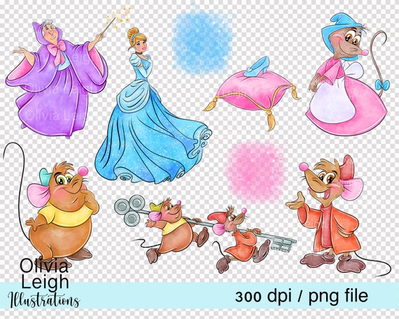 Cinderella Mice Clipart