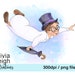 Set of Peter Pan Cute Watercolour Nursery Children's Clipart PNG Files ...
