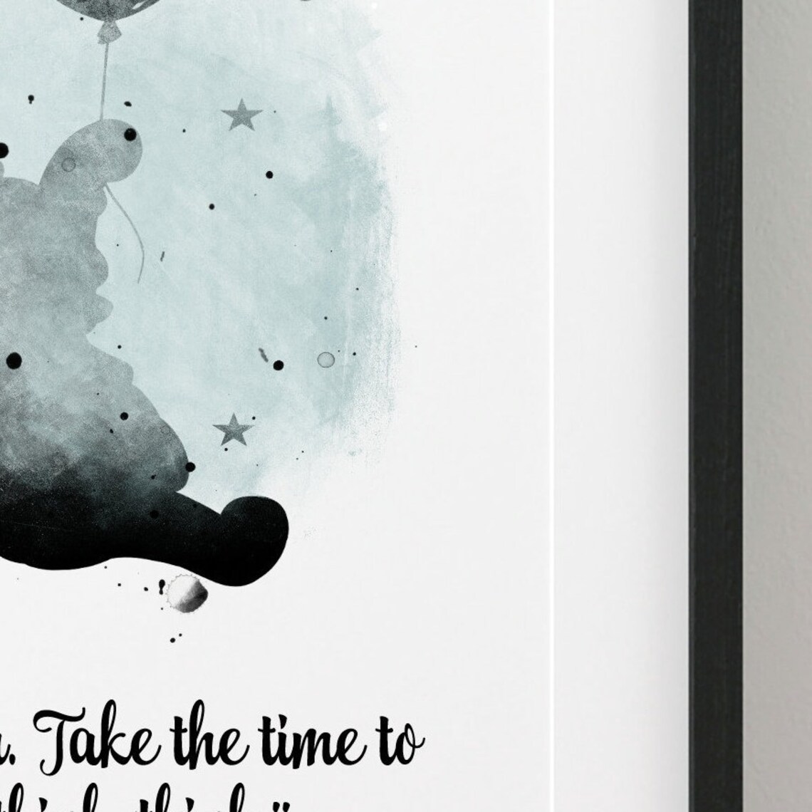 Winnie the Pooh Word Art Quote Print-wall Art-gift-nursery | Etsy