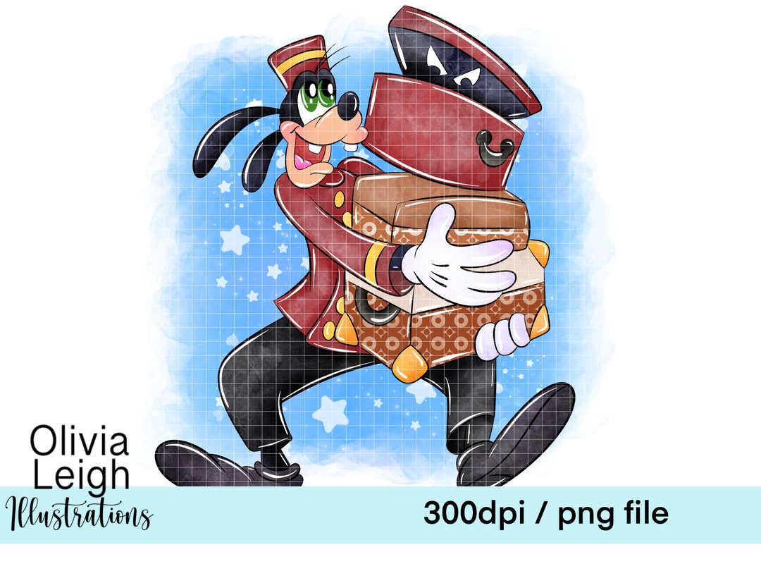 Cute Mickey and Goofy Haunted Mansion Clipart PNG File Hand Drawn ...