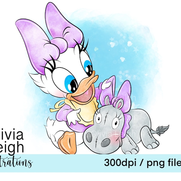 Baby Daisy Duck Png - Etsy
