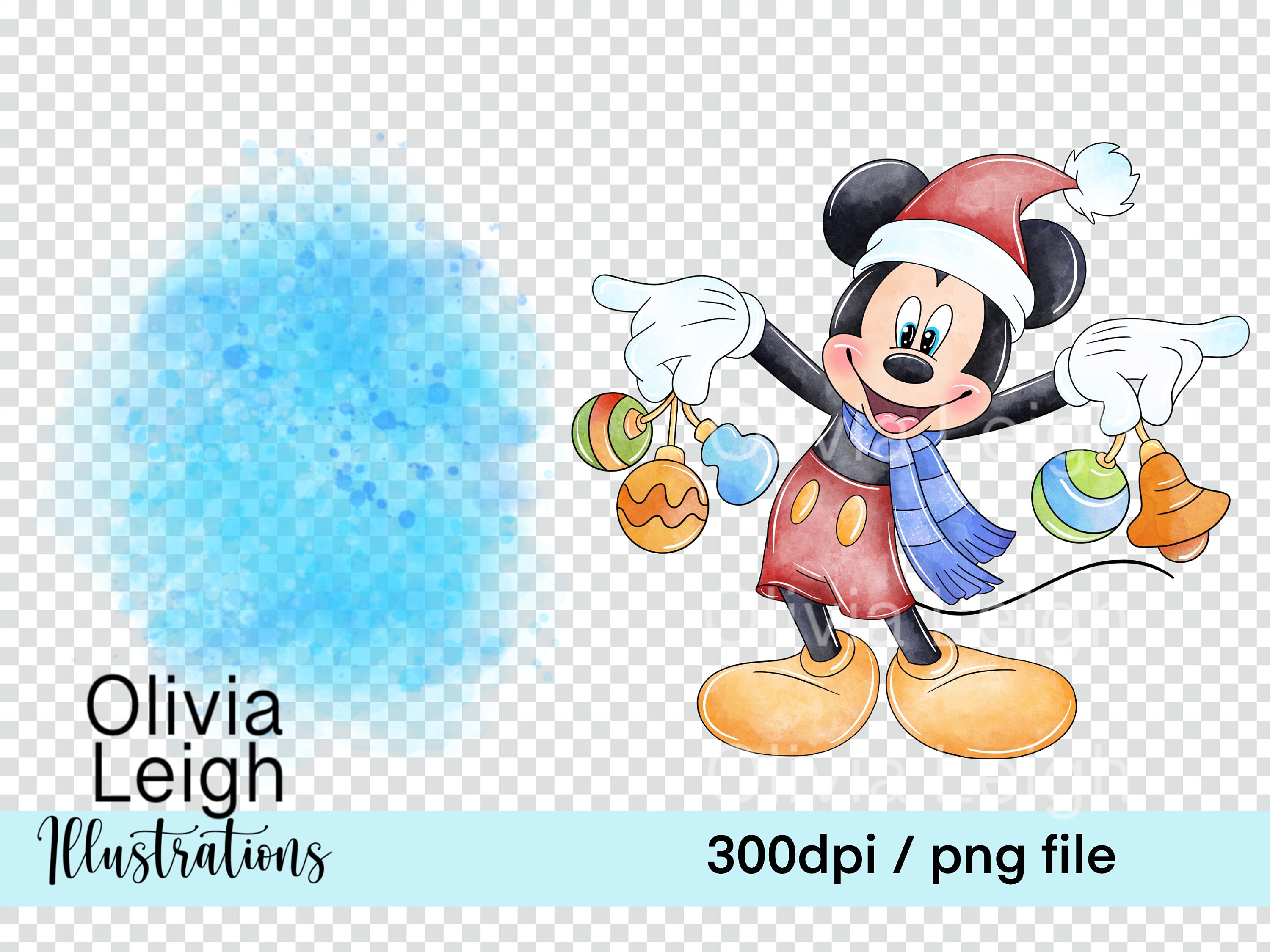 Mickey Mouse Christmas Clip Art