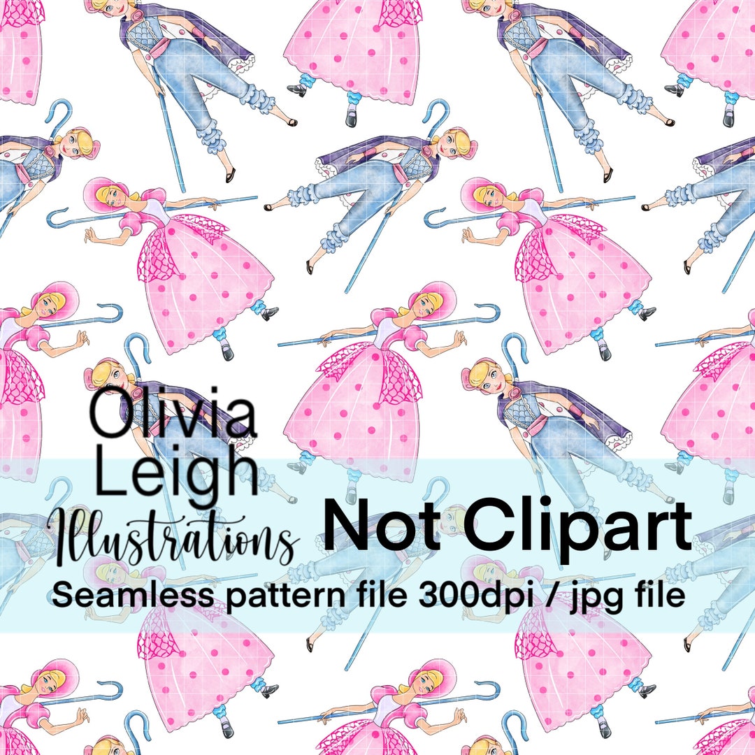 Cute Toy Story Repeat Seamless Pattern. Digital Paper. DIGITAL DOWNLOAD ...
