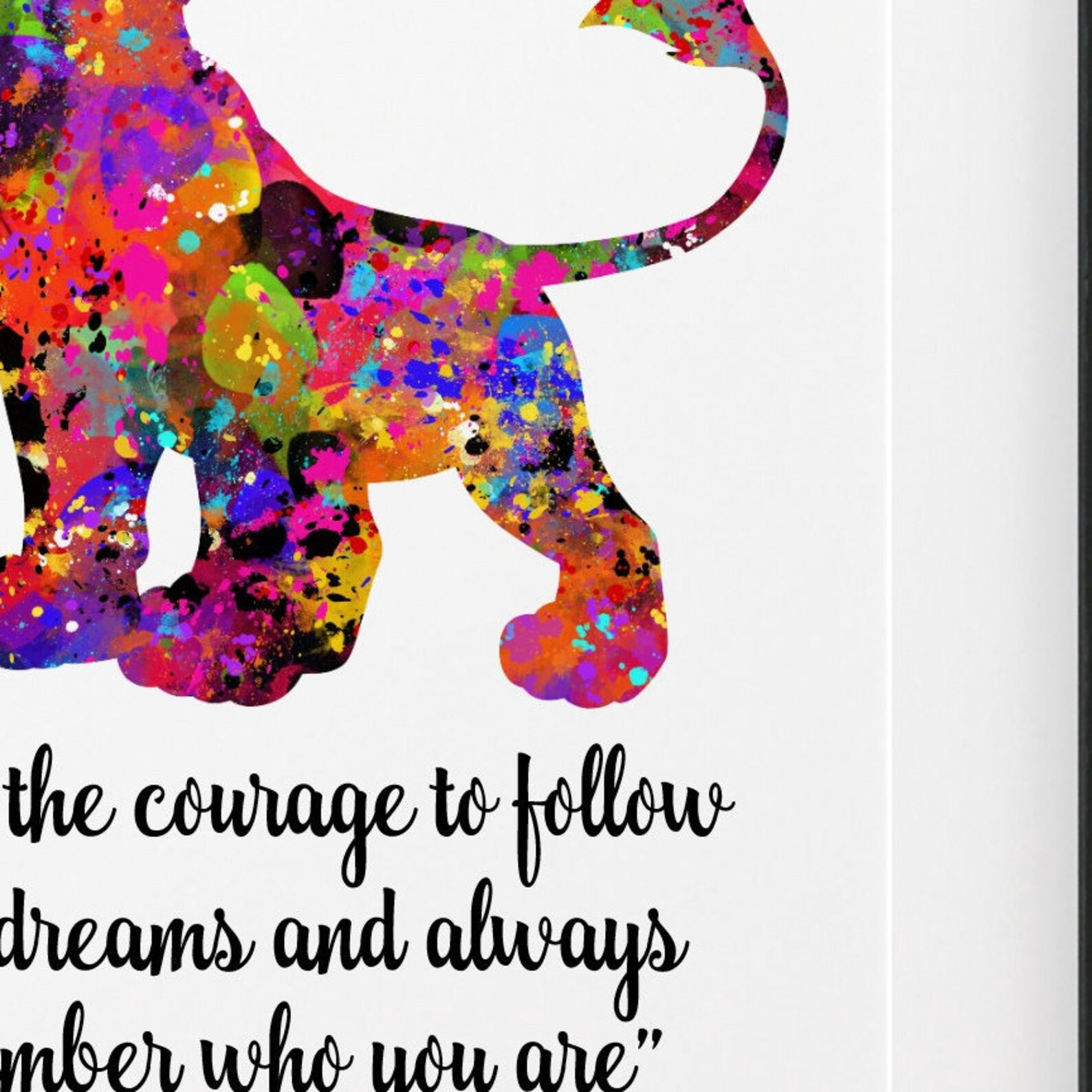 The Lion King Simba Quote Print-wall Art-gift-nursery DIGITAL DOWNLOAD ...