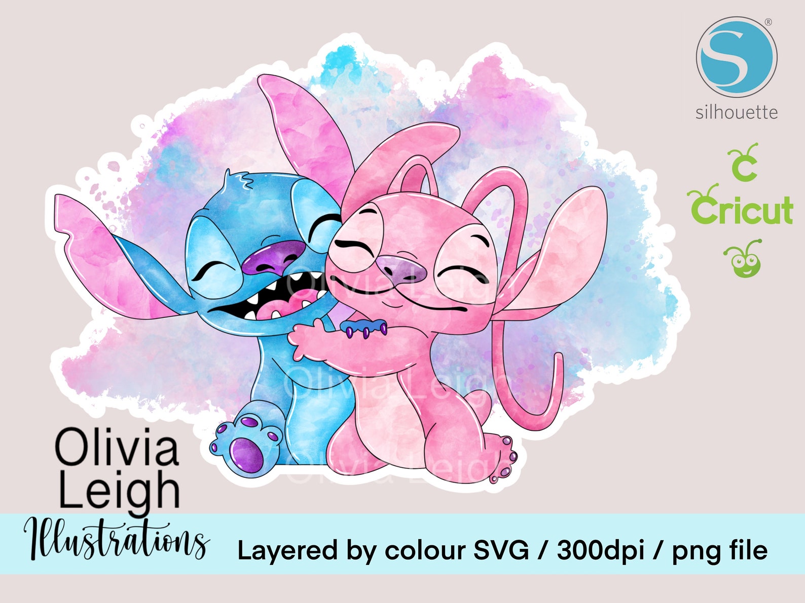 Cute Stitch Svg Cutting File Clipart PNG File DIGITAL - Etsy