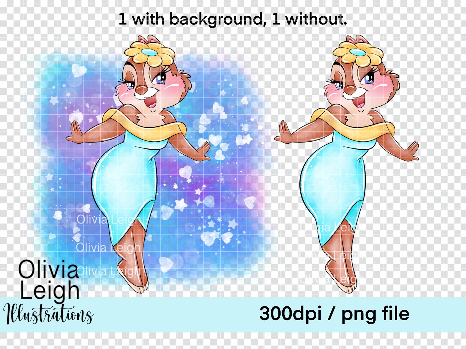 Cute Clarice Clipart Sublimation PNG Files DIGITAL DOWNLOAD Printable ...