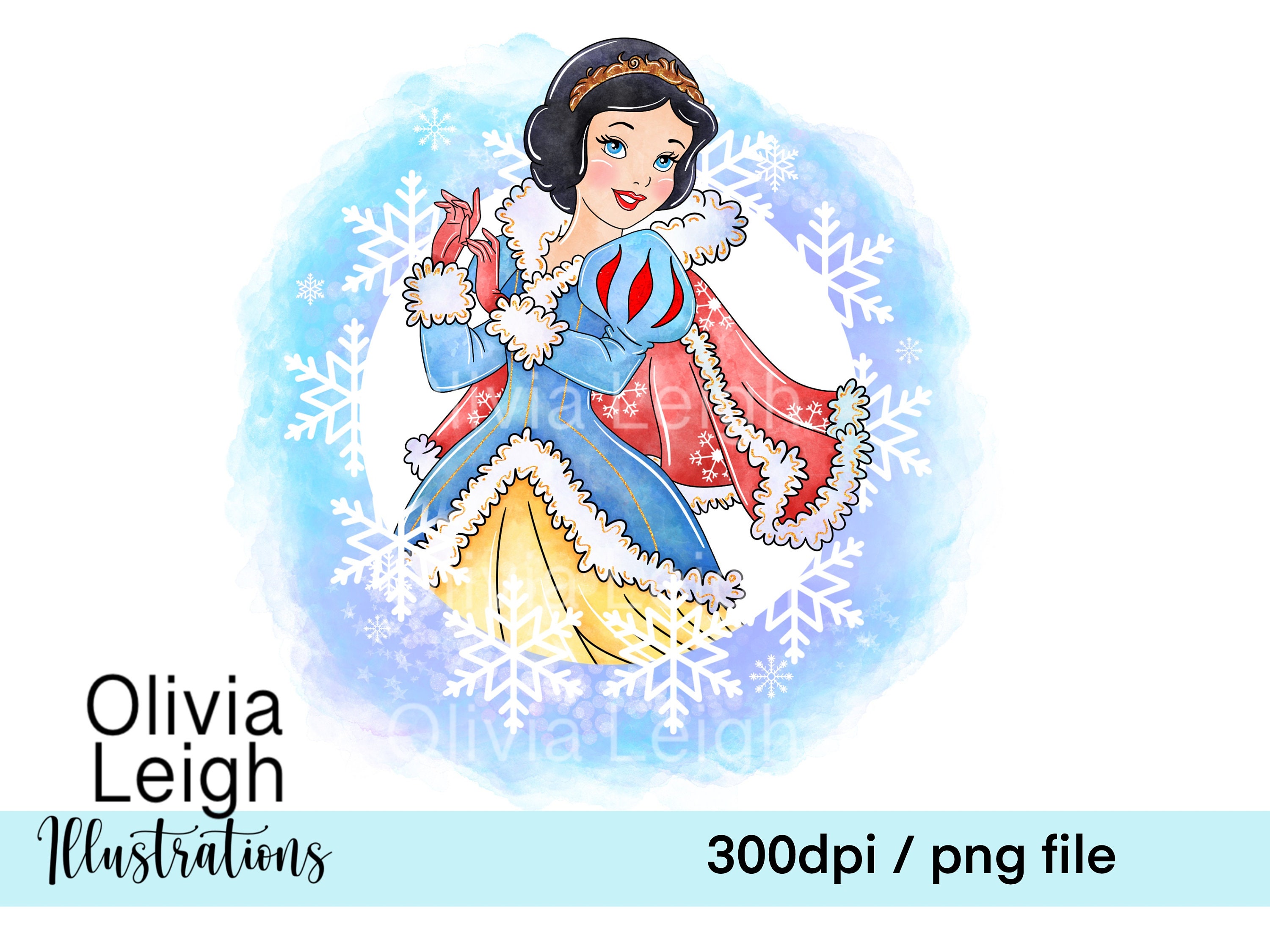 Set of Princess Belle, Cinderella, Snow White, Rapunzel, Elsa and Anna ...