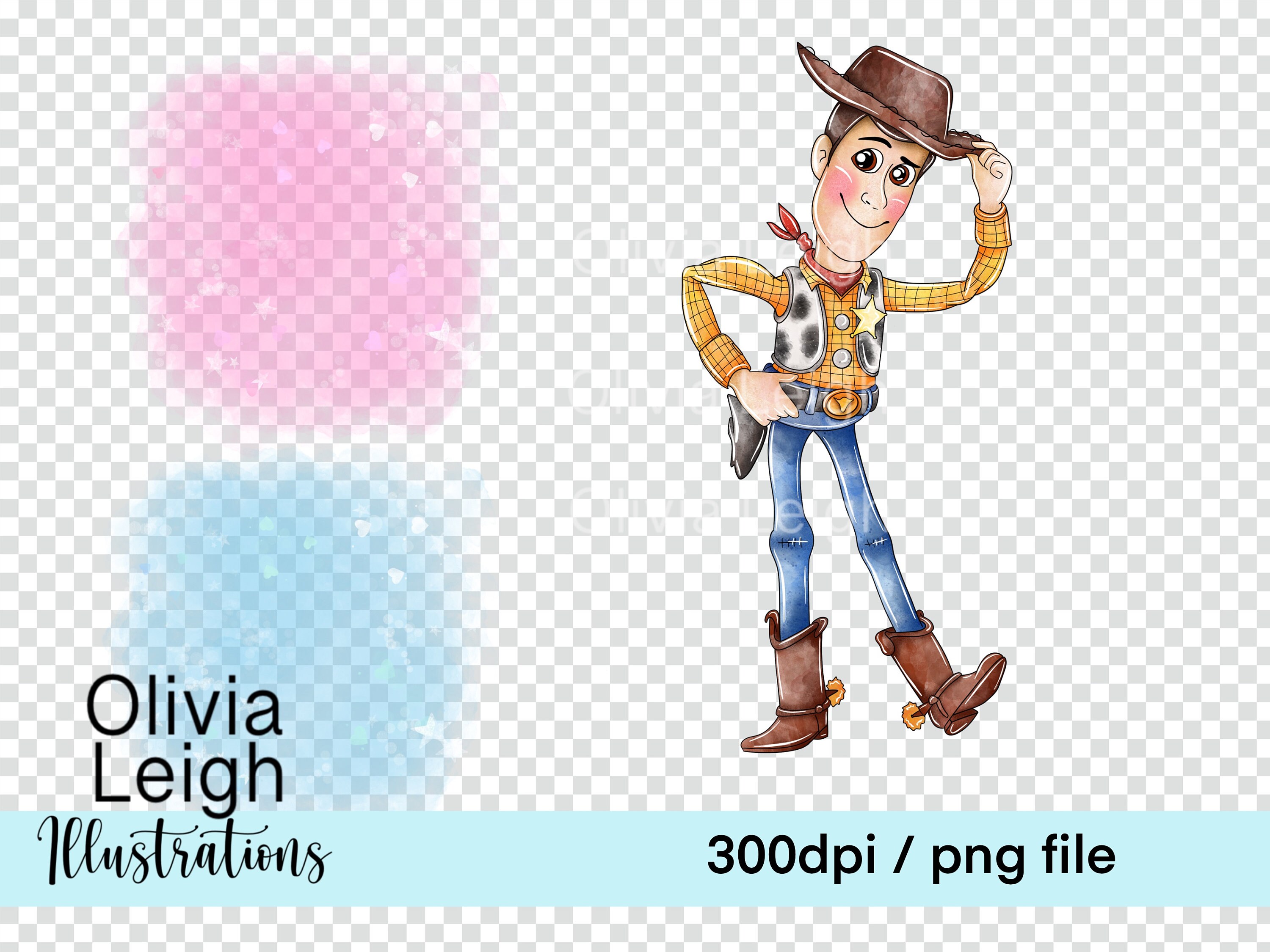 Toy Story Woody Cute Clipart PNG Files DIGITAL DOWNLOAD - Etsy Australia