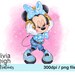 Set of Minnie Mouse Star Print Cute Clipart PNG Files DIGITAL DOWNLOAD ...