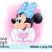 Set of Minnie Mouse Star Print Cute Clipart PNG Files DIGITAL DOWNLOAD ...