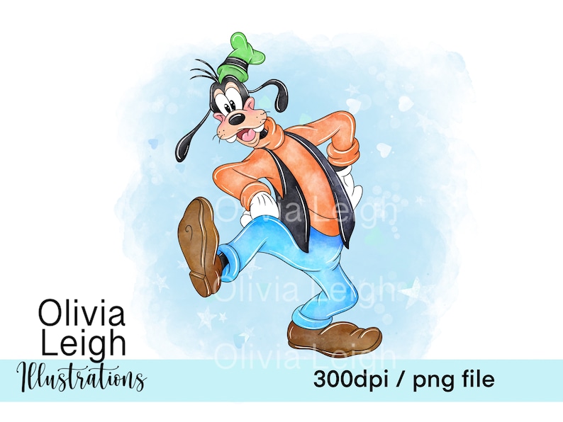 Goofy Cute Clipart PNG Files DIGITAL DOWNLOAD Commercial Use Printable ...