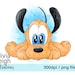 Cute Baby Pluto Clipart PNG Files DIGITAL DOWNLOAD Printable - Etsy