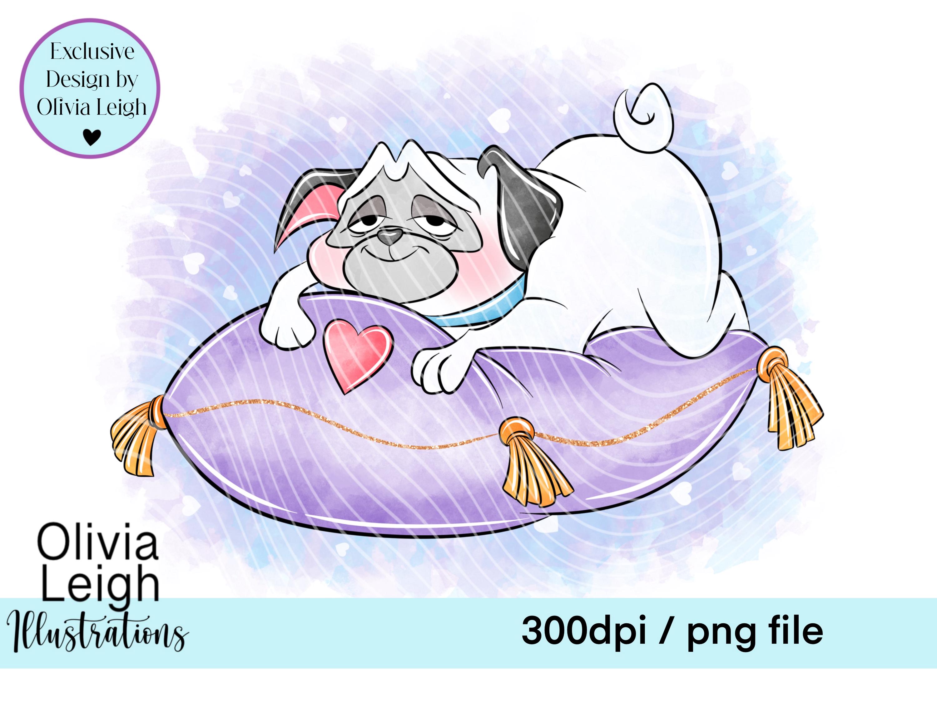 Princess Pocahontas, Percy the Pug Dog, Clipart PNG Files DIGITAL ...