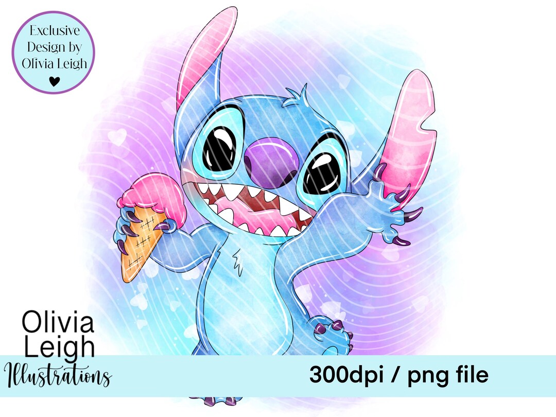 Cute Lilo and Stitch Summer Clipart Sublimation PNG Files DIGITAL ...