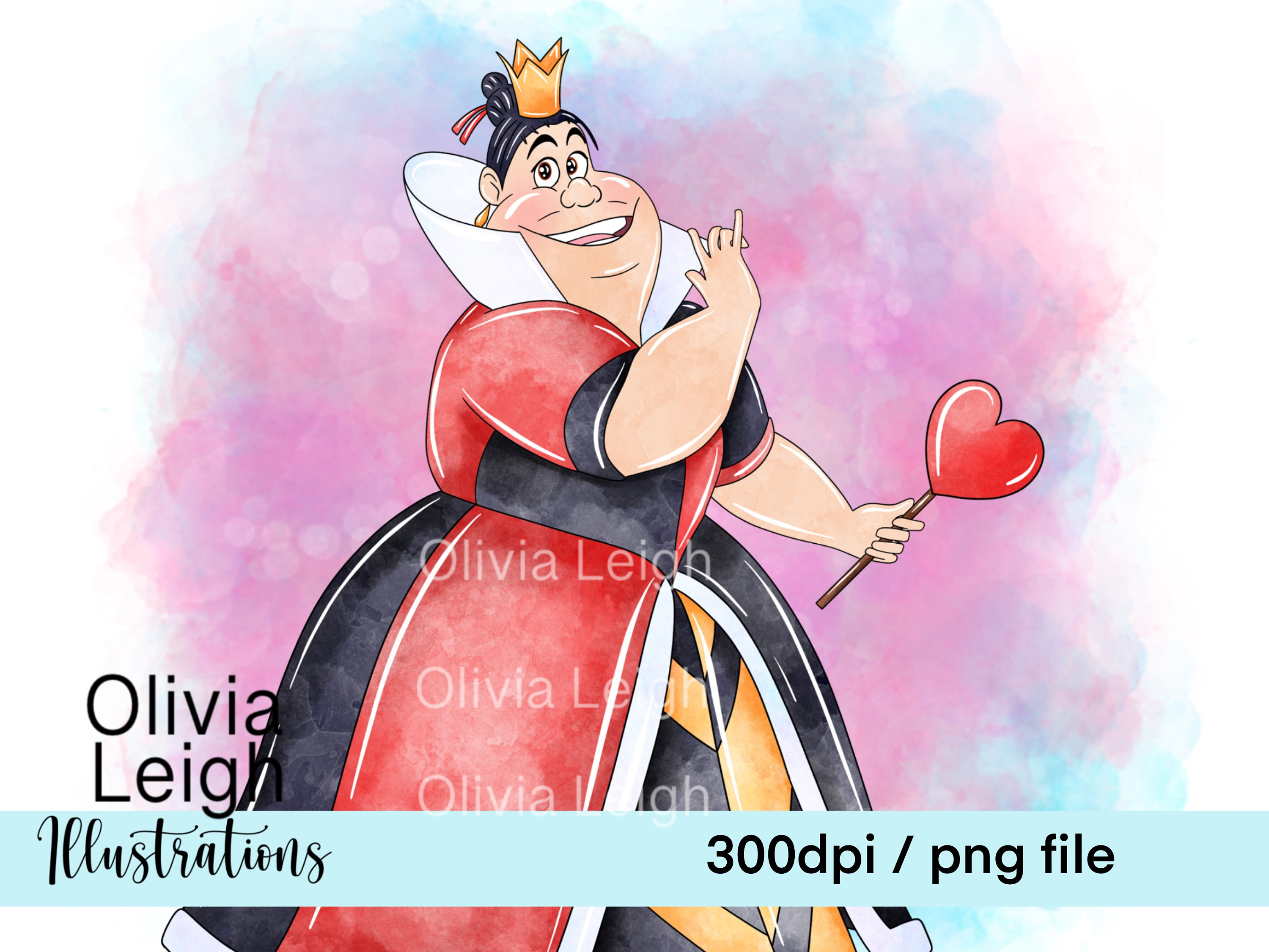 Alice In Wonderland Cartoon Queen Of Hearts
