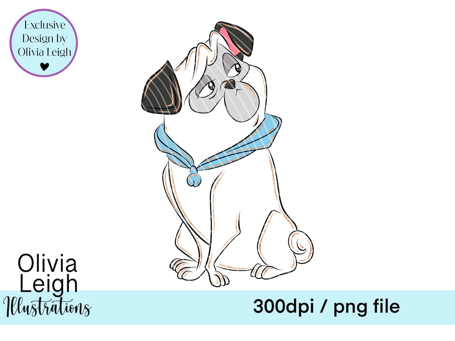 Princess Pocahontas, Percy the Pug Dog, Clipart PNG Files DIGITAL ...