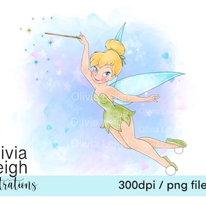 Set of Peter Pan Cute Watercolour Nursery Children's Clipart PNG Files ...