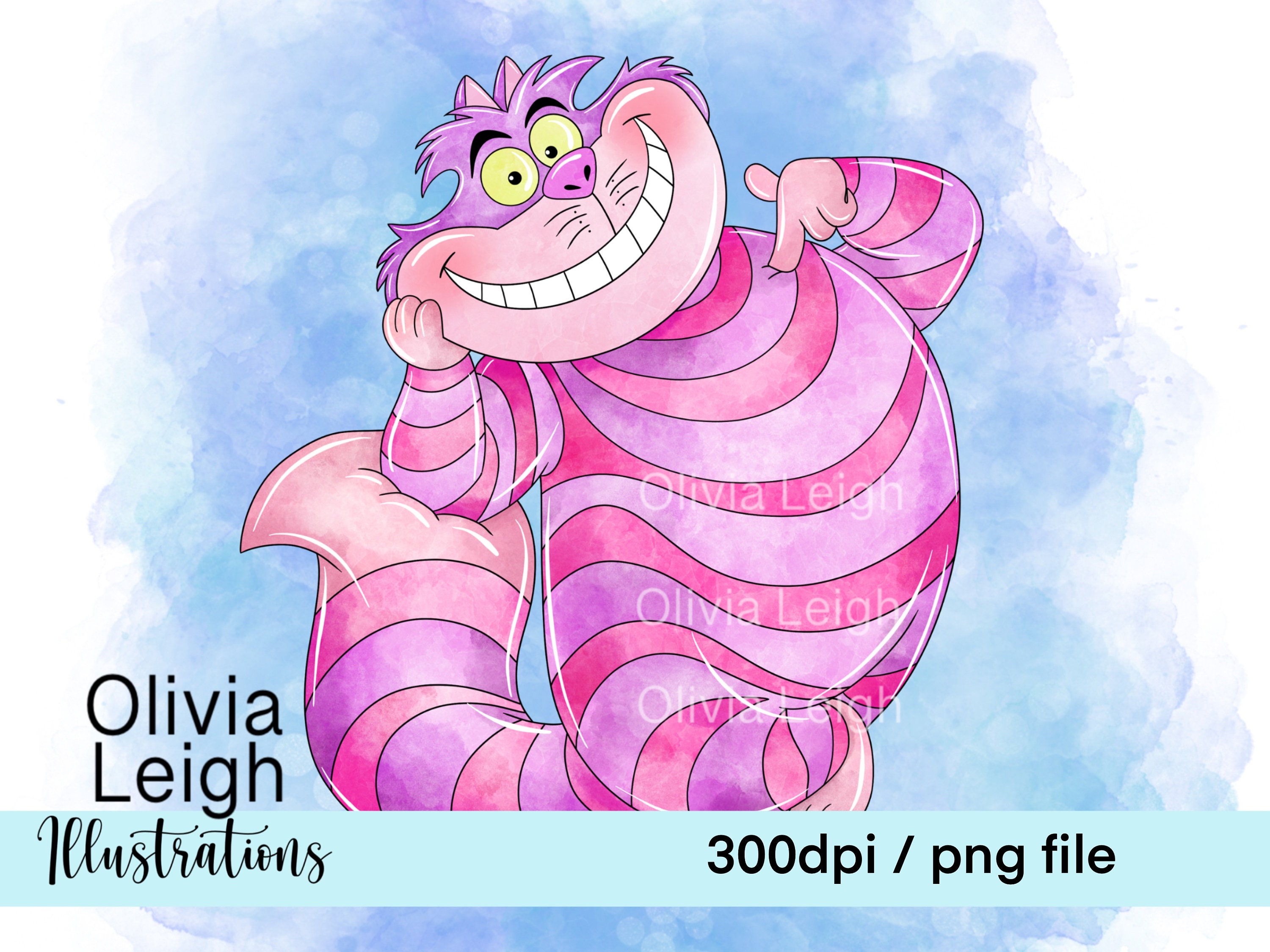 Set of Alice in Wonderland the Cheshire Cat Mad Hatter Cute - Etsy