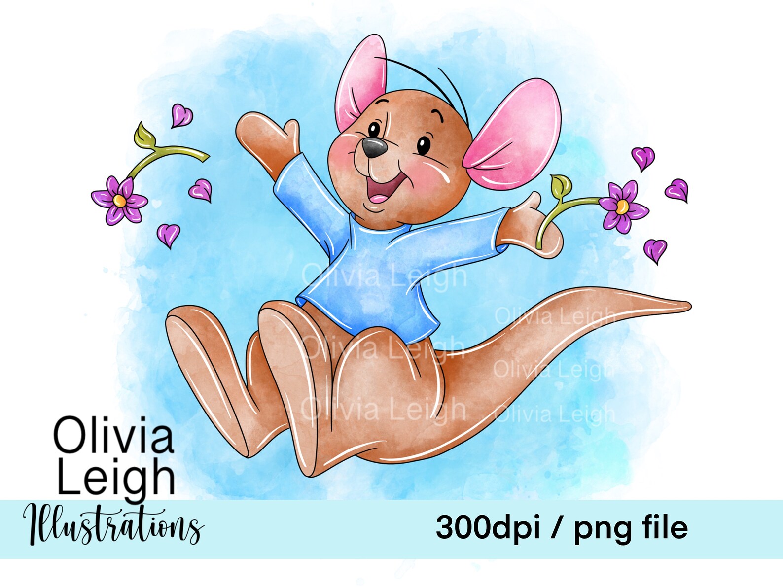 Winnie the Pooh. Eeyore, Tigger and Piglet Spring Time Cute Clipart Set ...