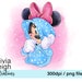Set of Minnie Mouse Star Print Cute Clipart PNG Files DIGITAL DOWNLOAD ...